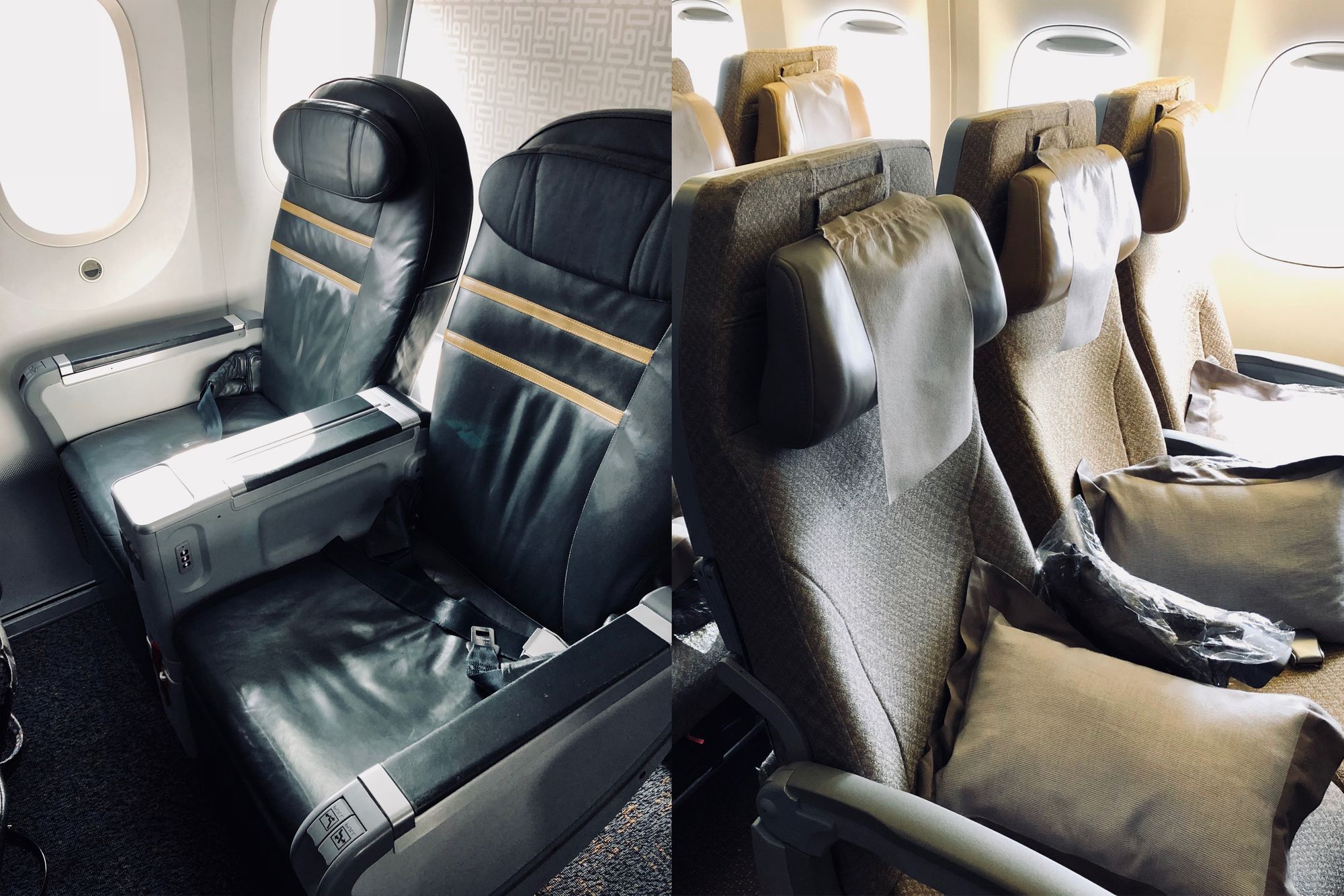 ScootBiz vs Singapore Airlines Economy Class